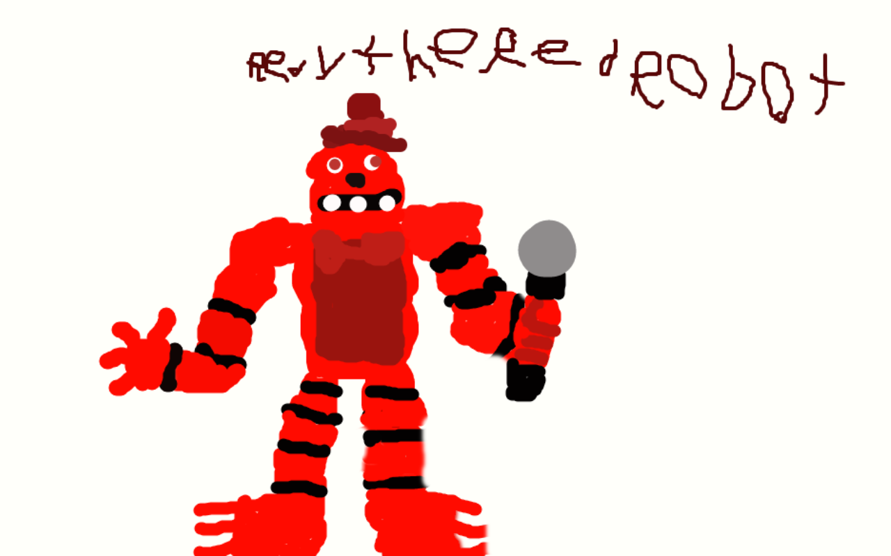 REDY THE RED ROBOT by fnafjason123 on DeviantArt