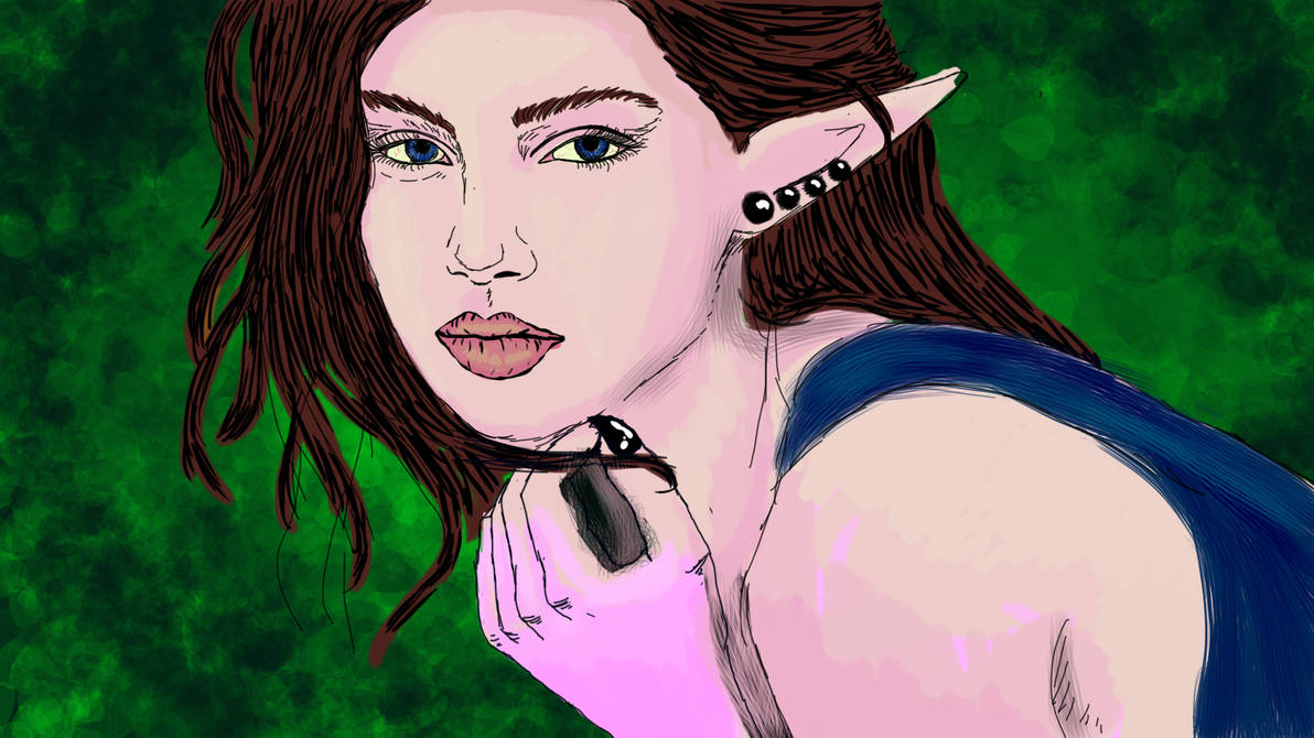 Half Elven by EnterYourNameHere22 on DeviantArt