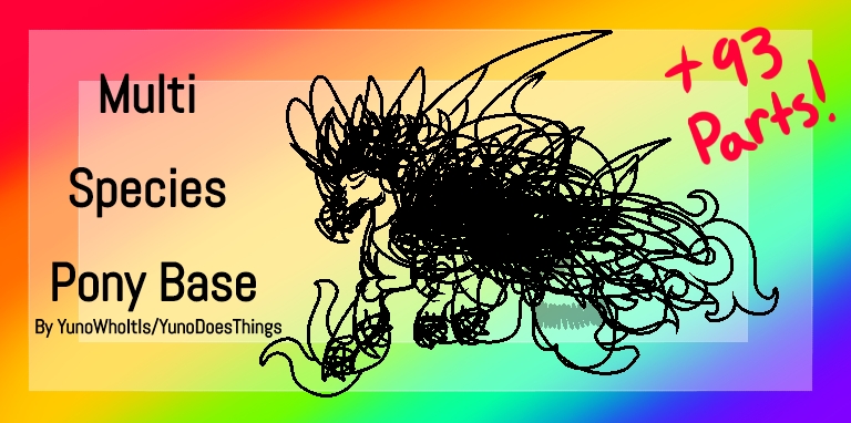 F2U Multi Species Pony Basepack (PSD) by YunoDoesThings on DeviantArt