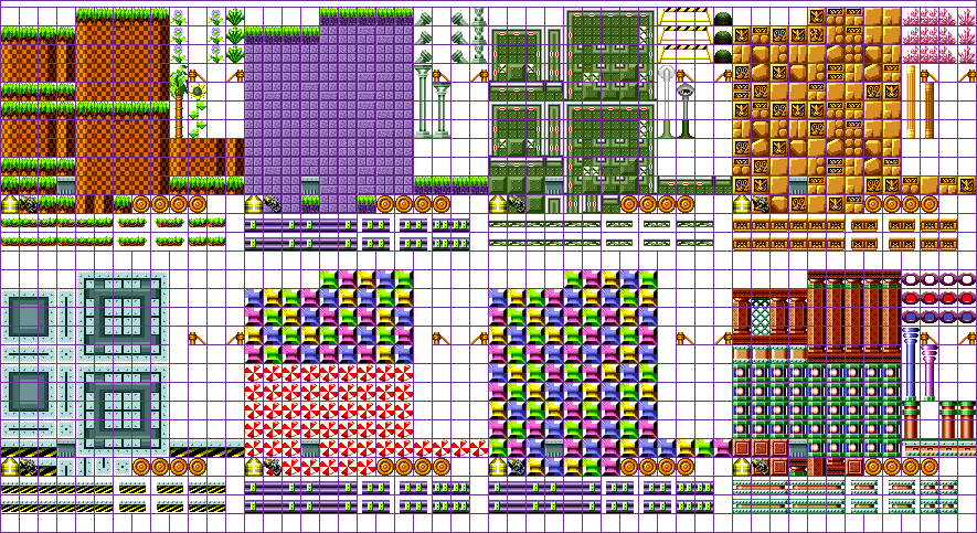 SMBC Sonic The Hedgehog Tilesets and Backgrounds by Dynamite-Ristar on ...