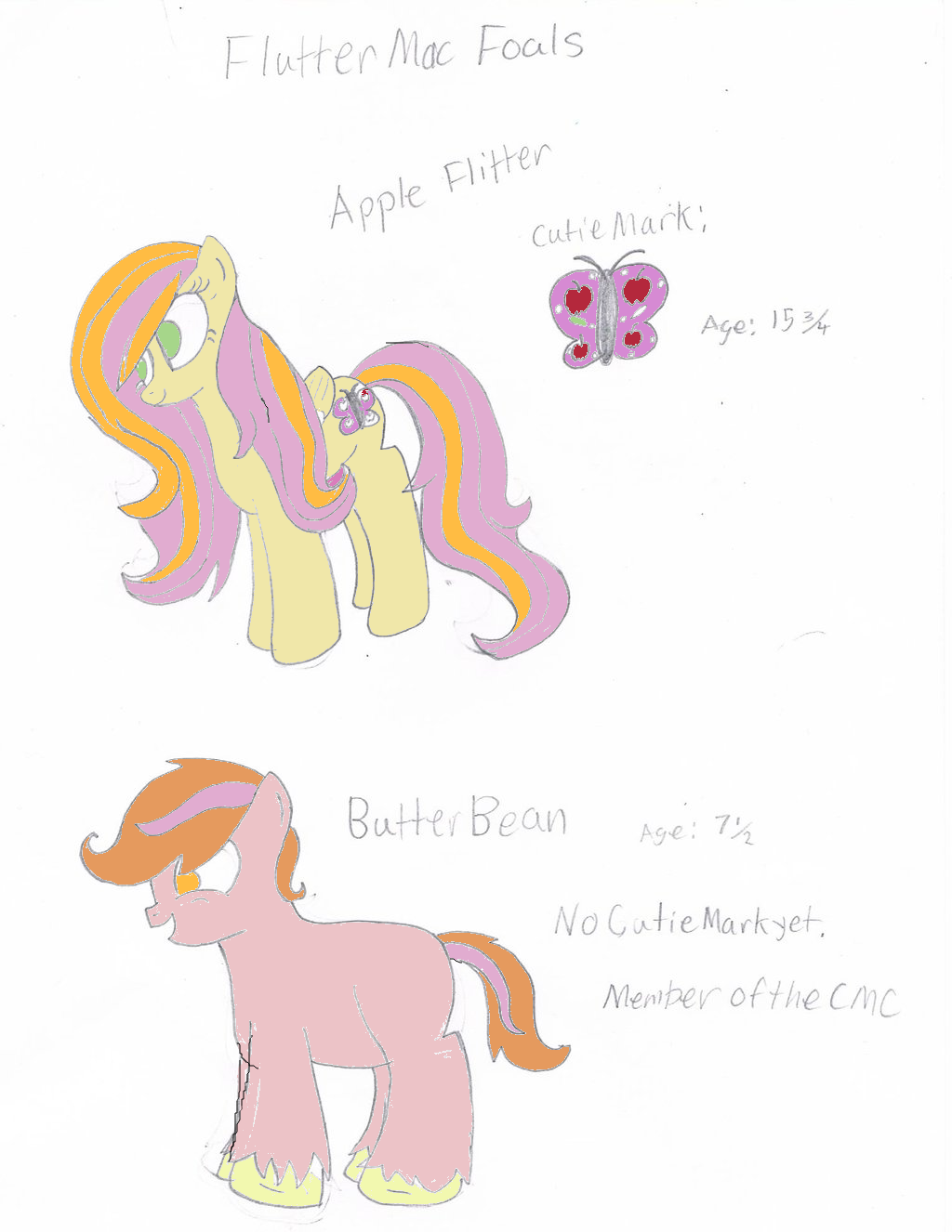 MLP Next Gen. Fluttermac foals by Syl32802 on DeviantArt