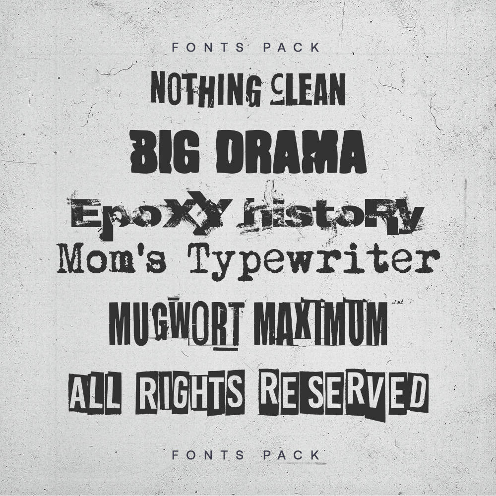 #006 FONTS PACK by BULLETSEDITIONS on DeviantArt