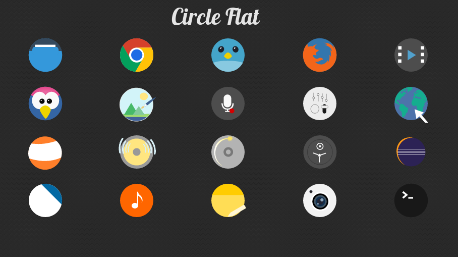 Circle-Flat Icons by ers21 on DeviantArt
