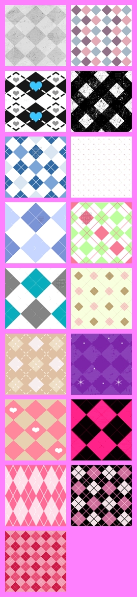 Argyle Pattern Set by krystalamber2009 on DeviantArt