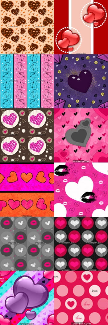 Heart Pattern Set 3 by krystalamber2009 on DeviantArt