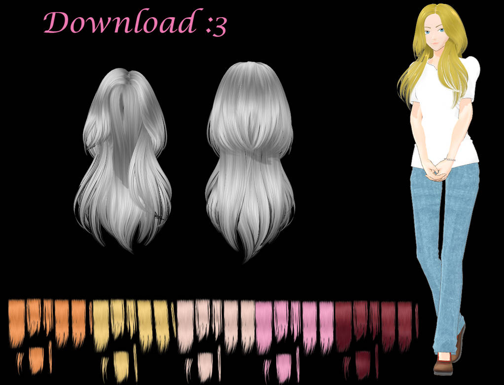 Hair DL by Altingul on DeviantArt