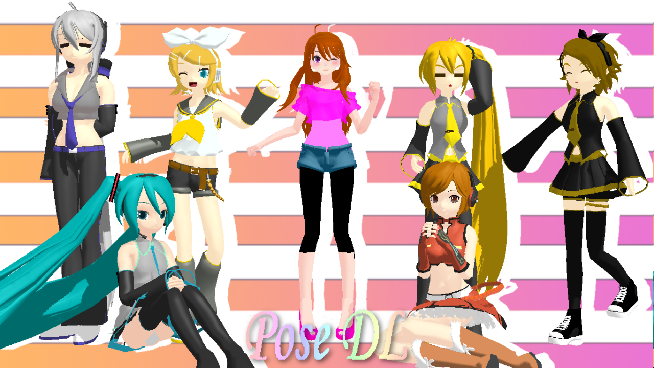 MMD Poses by mikumikudence by mikumikudence on DeviantArt