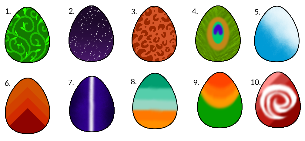 Rainwing Egg Adoptables: Open by night-hawk0913 on DeviantArt
