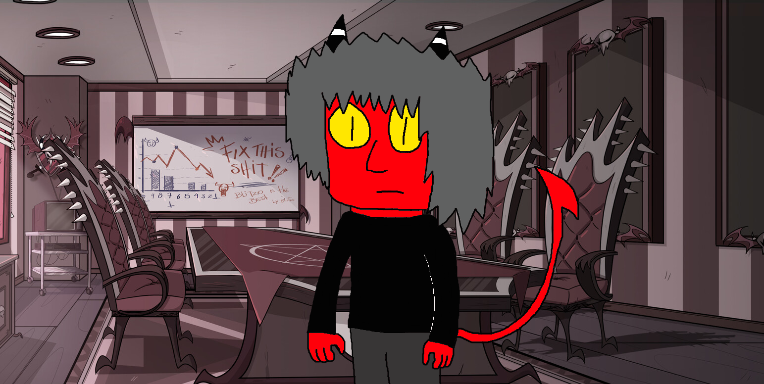 Imp Luke (Helluva Boss) by LukeTheBlueFox on DeviantArt