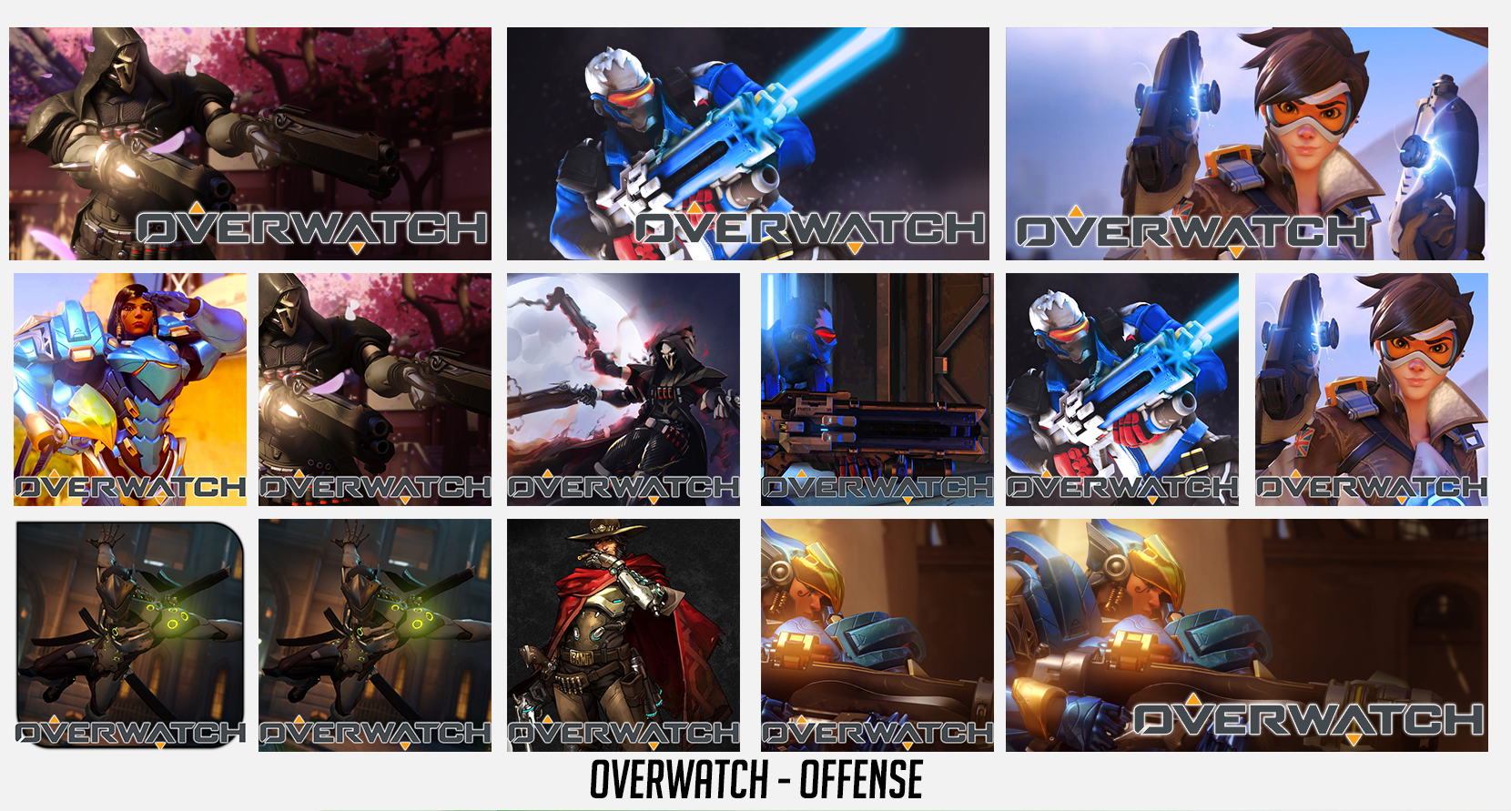 Overwatch Offense Pack by griddark on DeviantArt