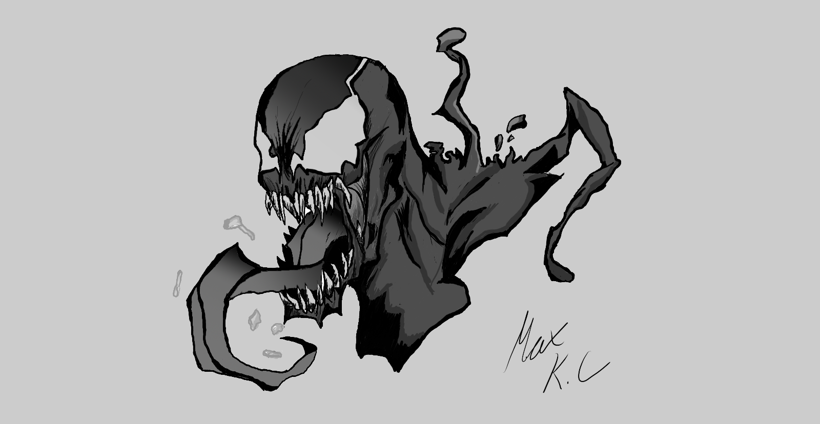 Venom Close Up by CORRUPTED-K1NG on DeviantArt