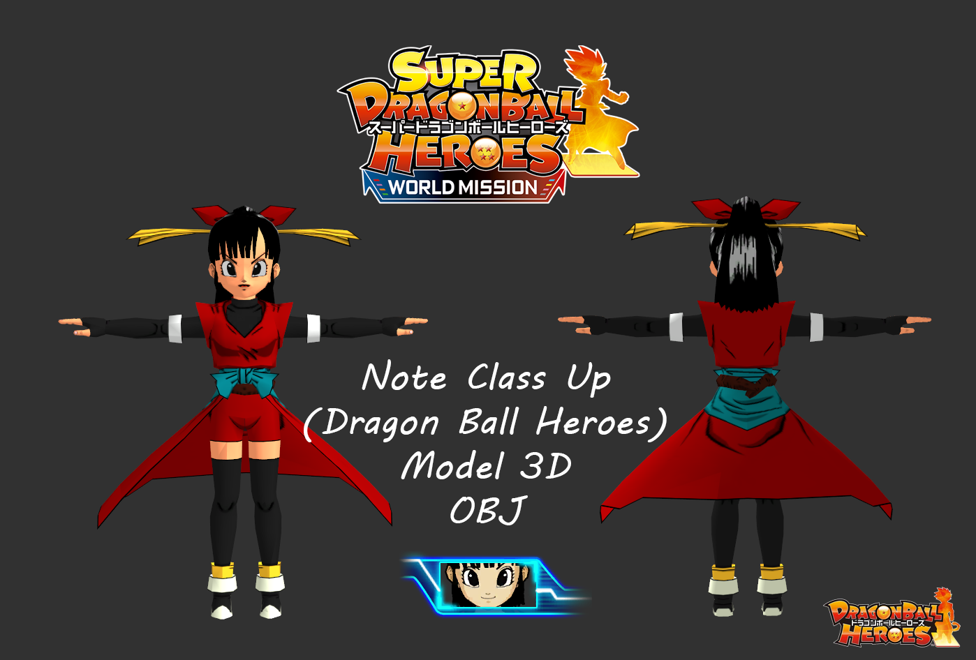 Note (Class Up) Model 3D [SDBH World Mission] by Maxiuchiha22 on DeviantArt