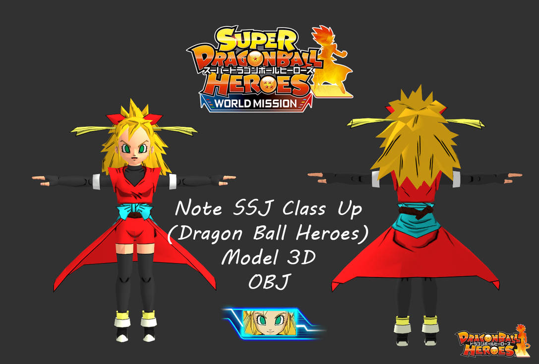 Note SSJ-SSJ2(Class Up) Model 3D [SDBH W. Mission] by Maxiuchiha22 on ...