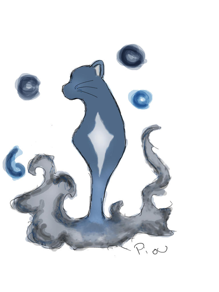 Ash Cat by Piou-plume on DeviantArt