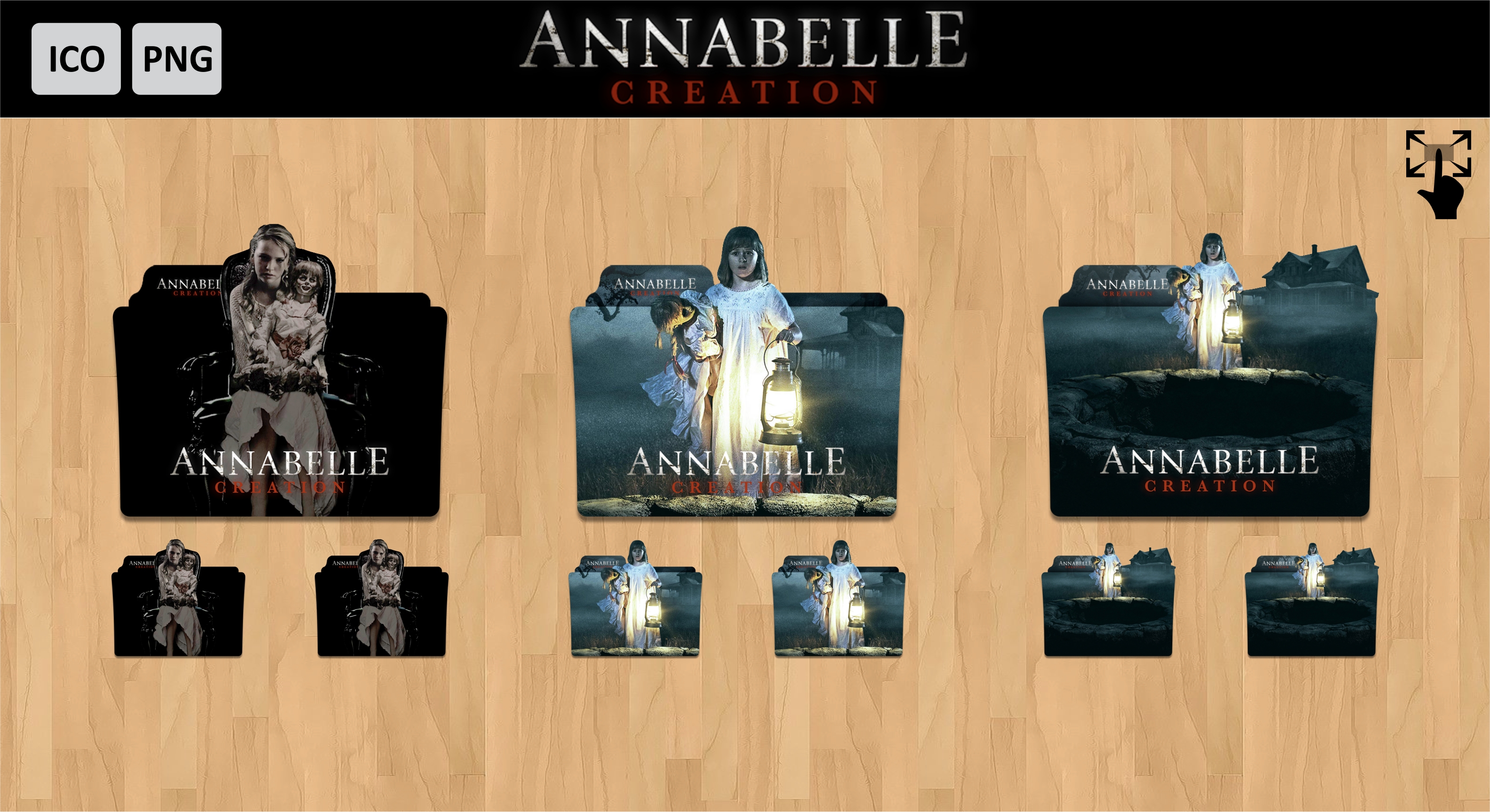 Annabelle Creation (2017) FOLDER ICON PACK by dianzpurba on DeviantArt