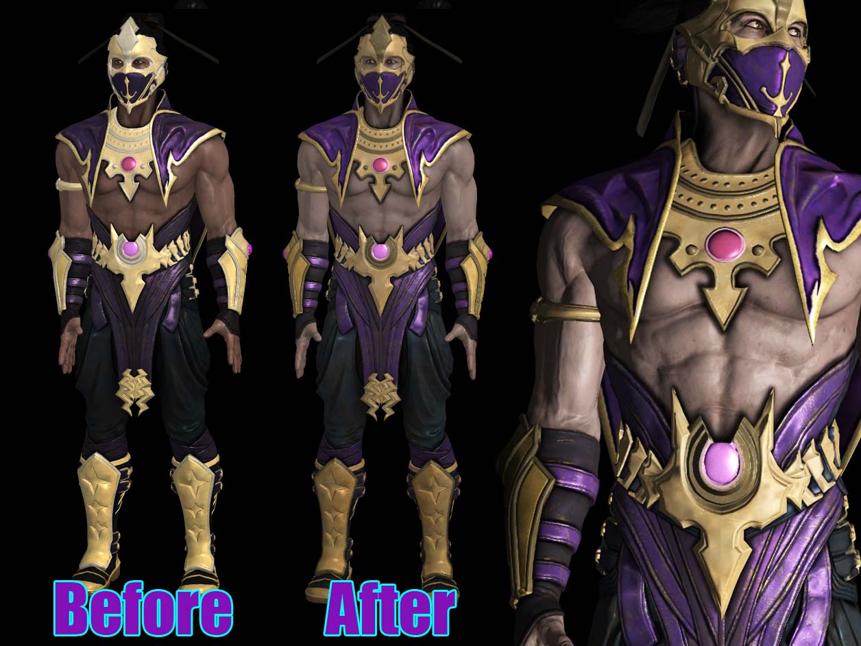 MKX Rain - Fixed Textures XPS DL by SovietMentality on DeviantArt