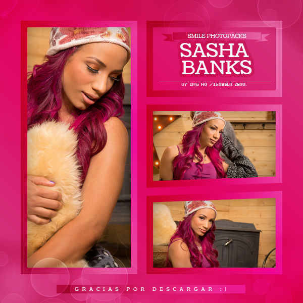 SASHA BANKS by MillenniumPhotopacks on DeviantArt