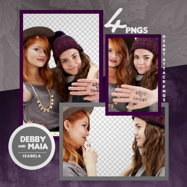 Debby Ryan y Maia Mitchell by MillenniumPhotopacks on DeviantArt