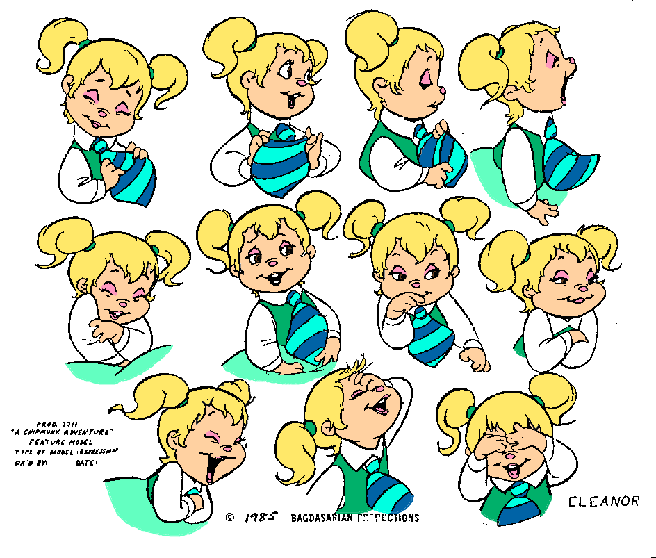 Eleanor model sheet 1 colored by gleefulchibi on DeviantArt