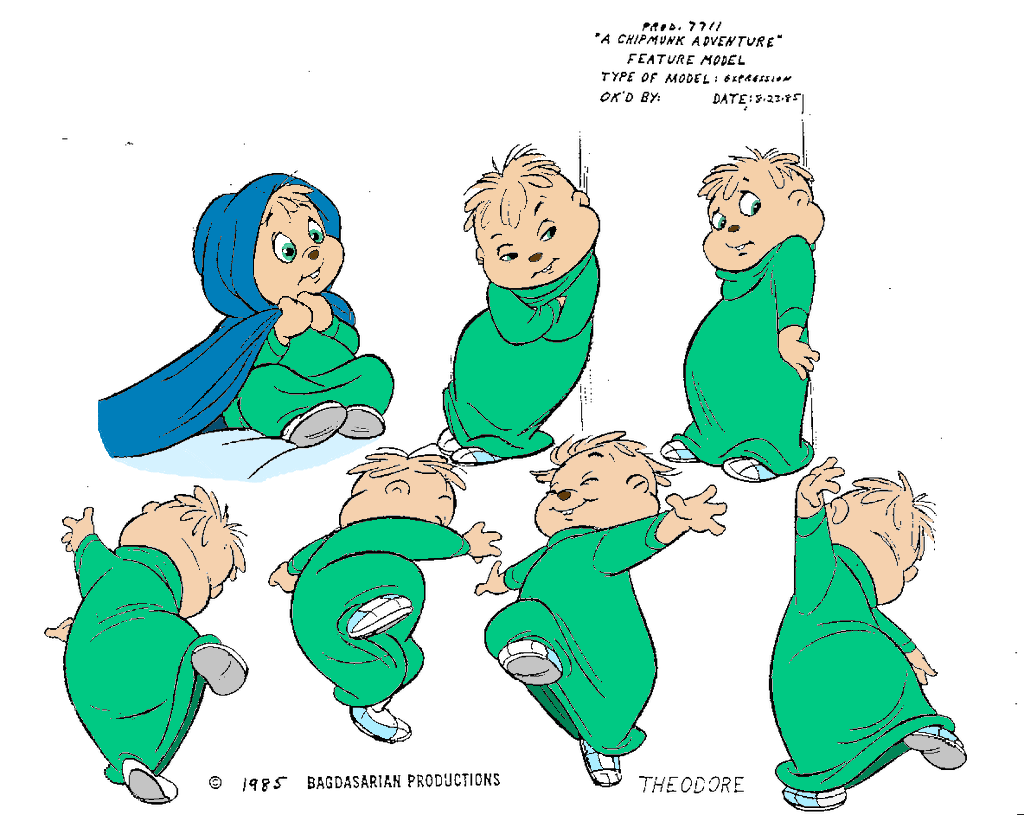 Theodore model sheet 1 colored by gleefulchibi on DeviantArt