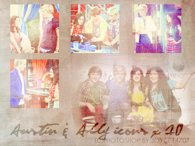 Austin and Ally icon x10 by joyce14707 on DeviantArt