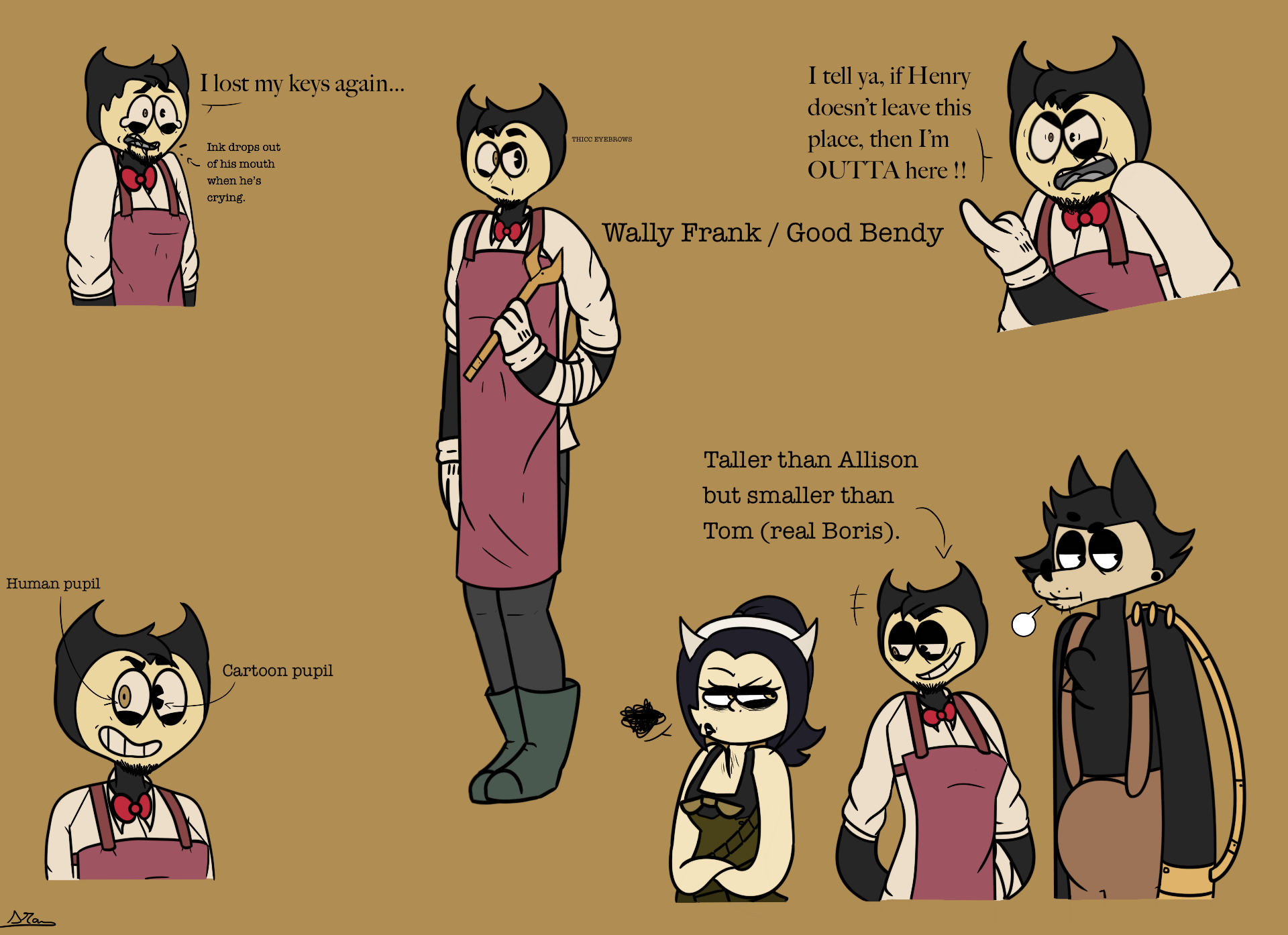 Wally Frank / Good Bendy by Miss-Bored on DeviantArt