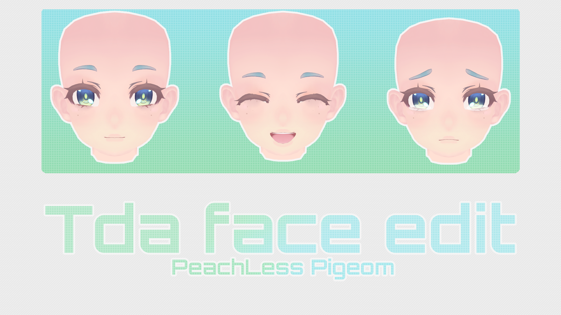 MMD TDA Face edit + [DL] by PeachlessPigeom on DeviantArt