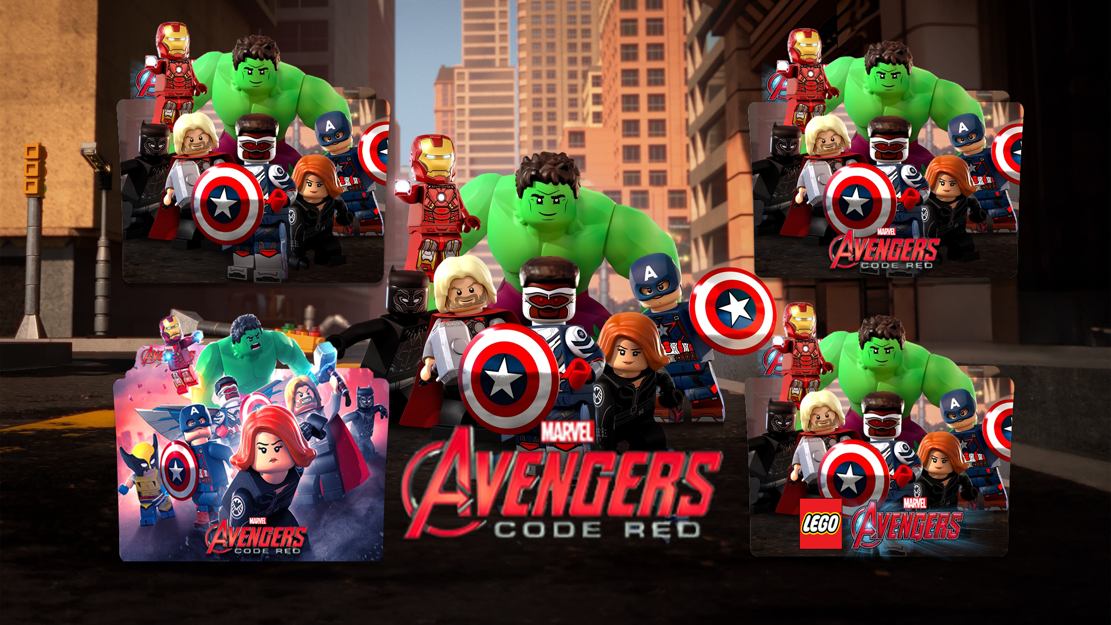 Lego Avengers Code Red Folder Icon Pack by azarudeensaha on DeviantArt