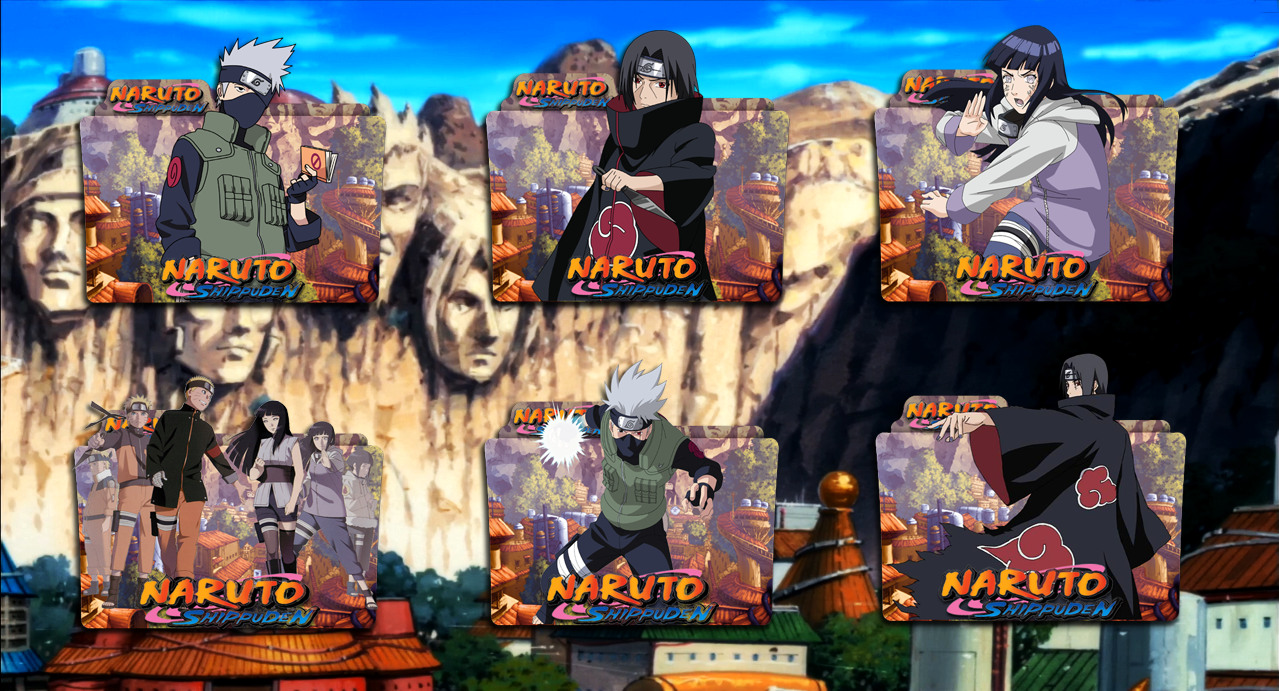 Naruto Shippuden Folder icon Pack Part 2 by azarudeensaha on DeviantArt