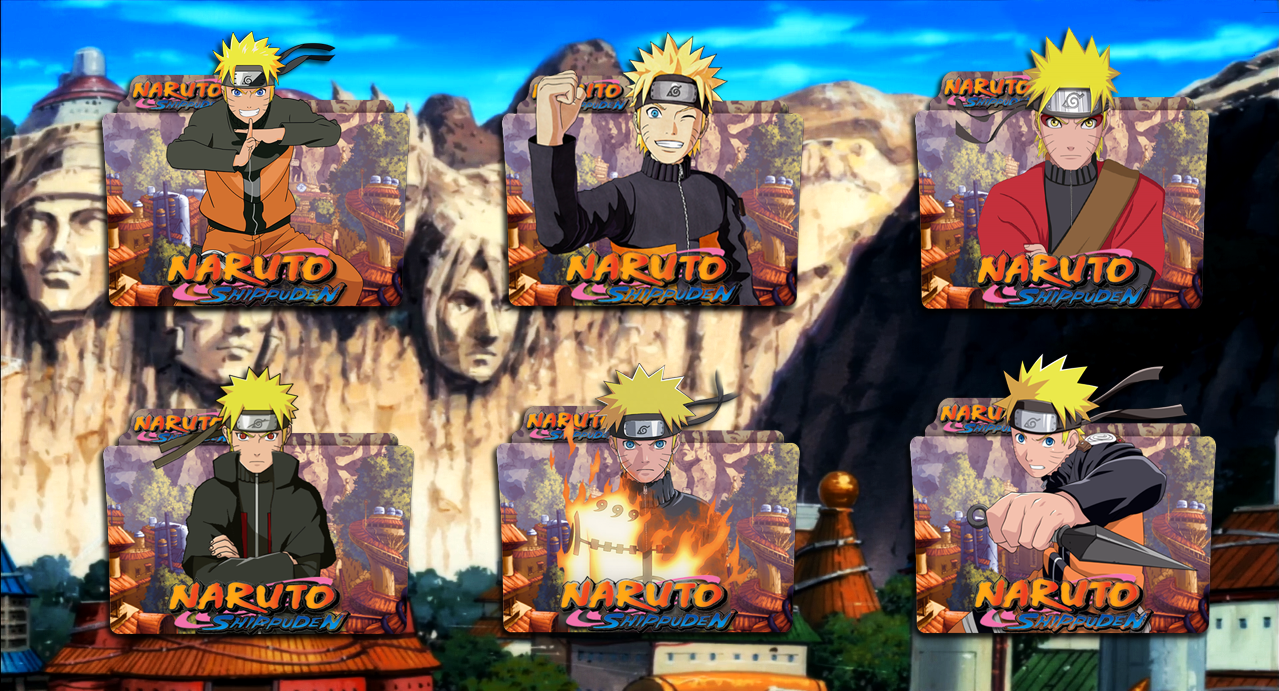 Naruto Shippuden Folder Icon Pack Part 3 by azarudeensaha on DeviantArt