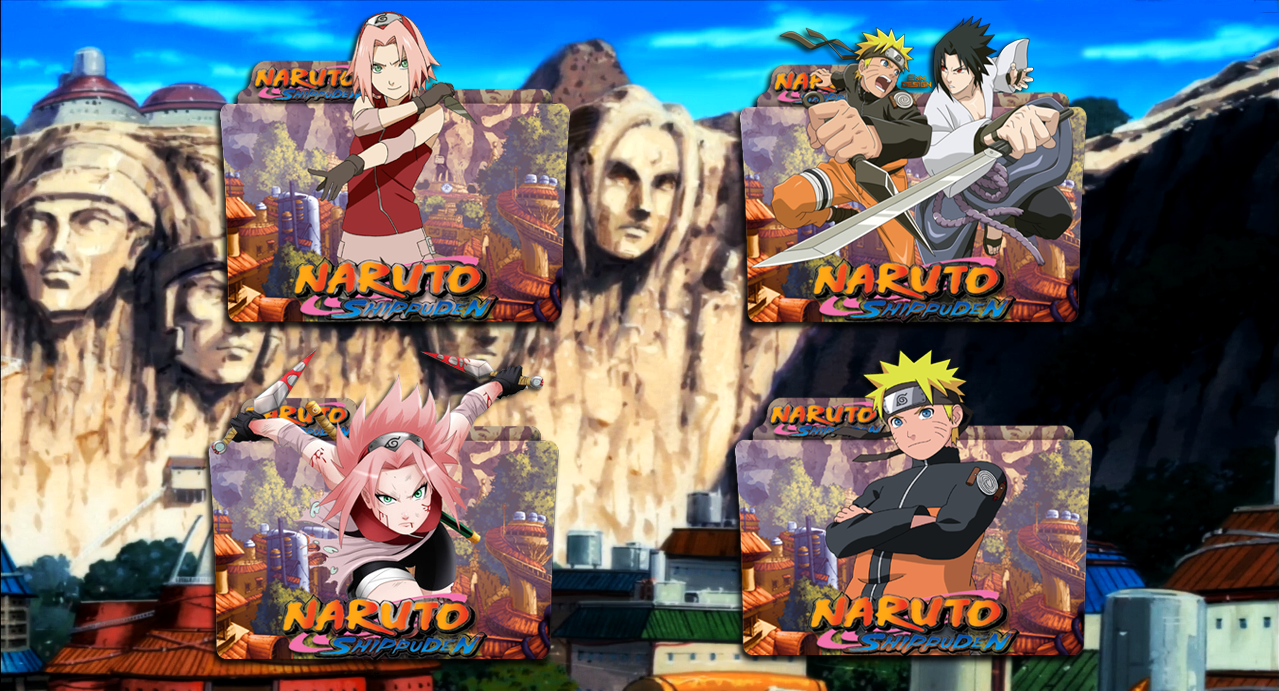 Naruto Shippuden Folder Icon Pack Part 6 by azarudeensaha on DeviantArt