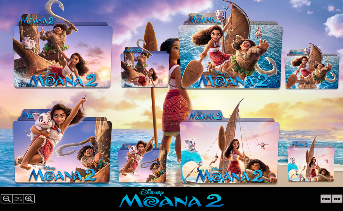 Moana 2 (2024) Folder Icon Pack by azarudeensaha on DeviantArt