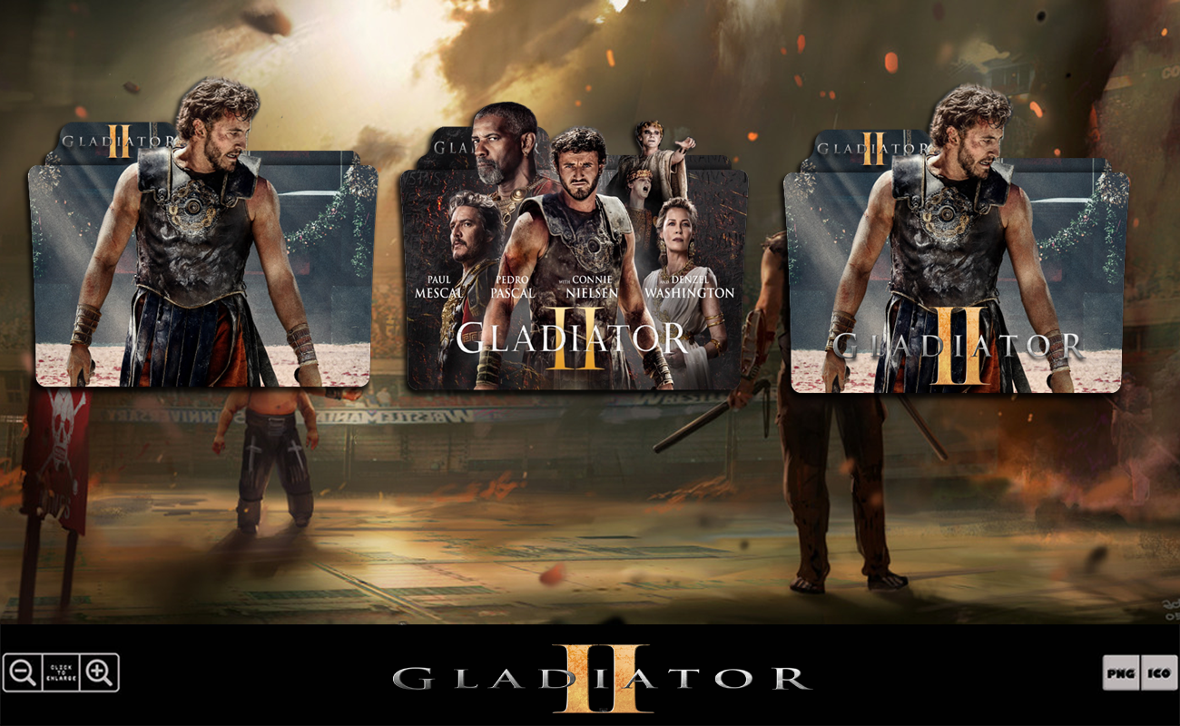 Gladiator 2 Folder Icon Pack by azarudeensaha on DeviantArt