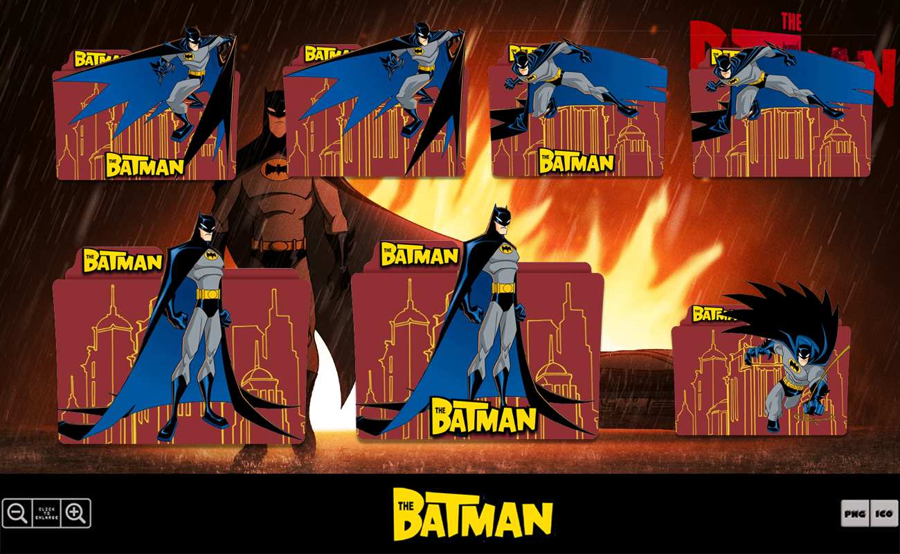 The Batman Folder Icon Pack Part 2 by azarudeensaha on DeviantArt