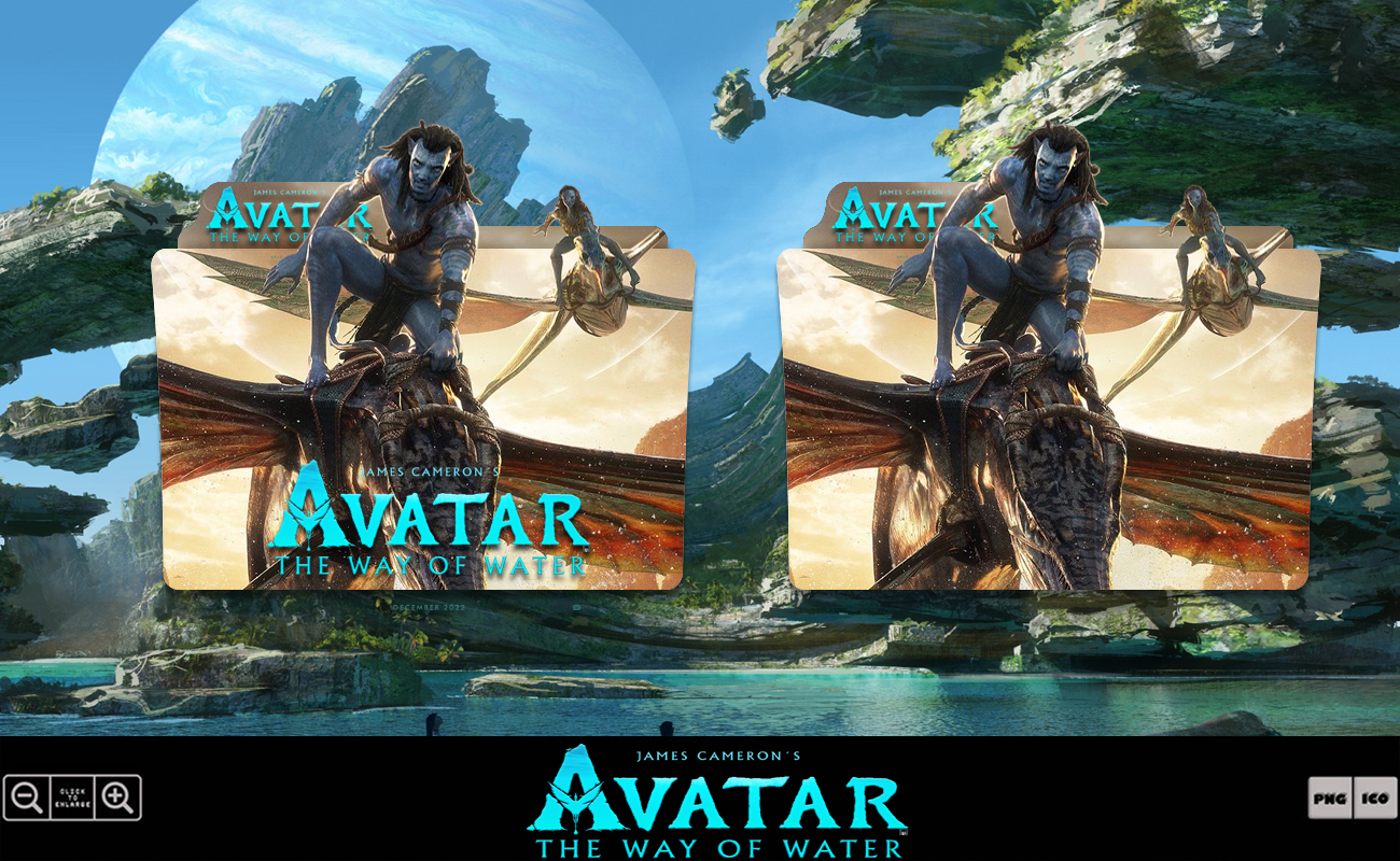 Avatar The Way of Water Folder Icon Pack by azarudeensaha on DeviantArt