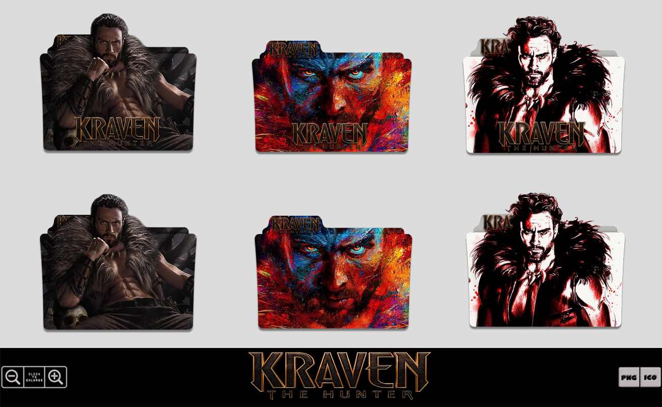 Kraven The Hunter (2024) Folder Icon Pack by azarudeensaha on DeviantArt