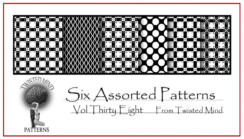 Twisted Mind Assorted Pattern Set 38 by Textures-and-More on DeviantArt