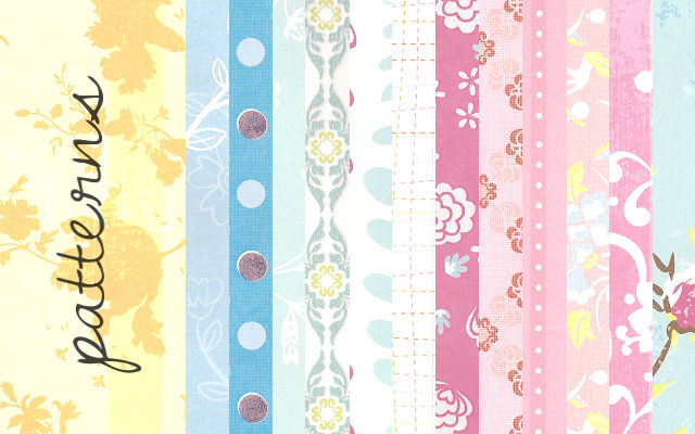 Scrapbook patterns by Loooouise on DeviantArt