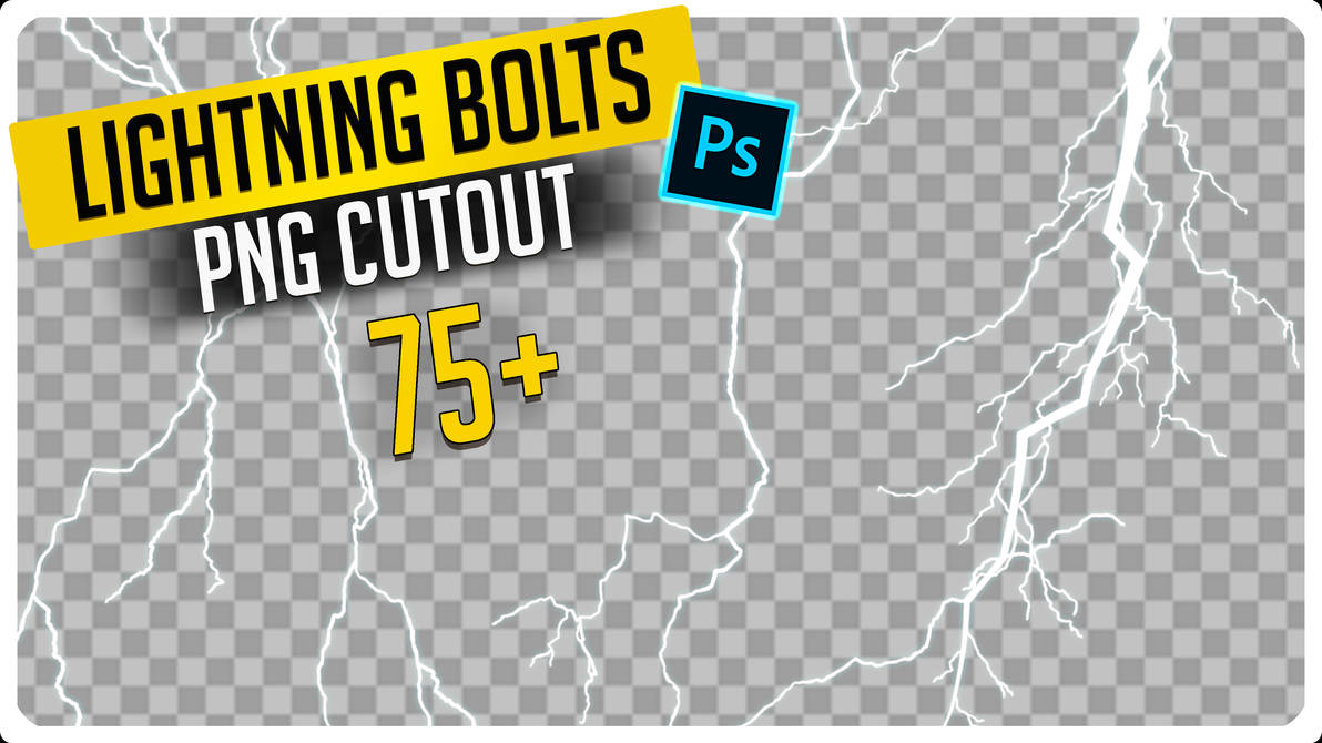 PHOTOBASH 75+ PNG Lightning Bolt Effect Pack by Blazgad on DeviantArt