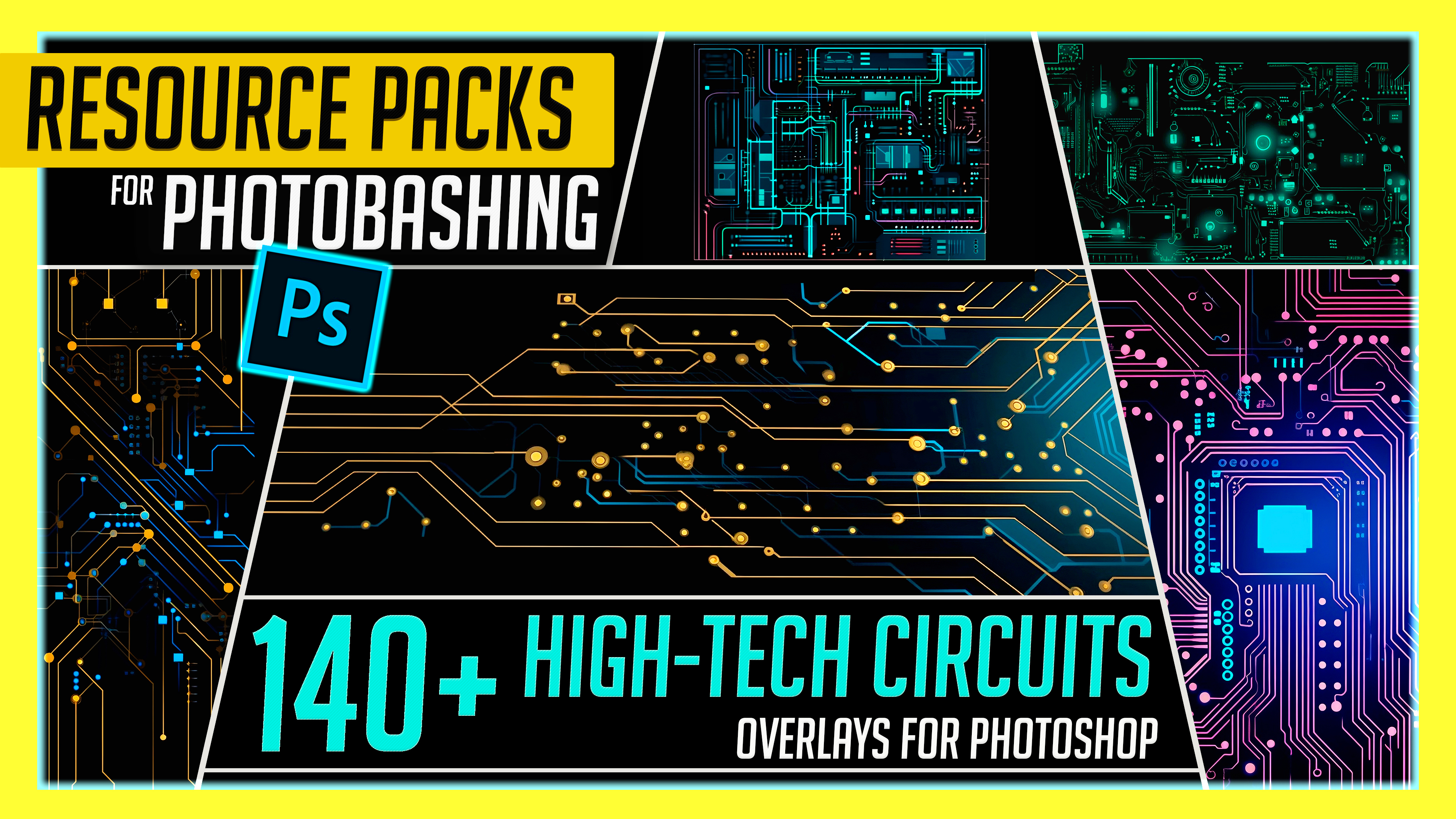 PHOTOBASH 140+ High-Tech Circuits Overlay Effects by Blazgad on DeviantArt