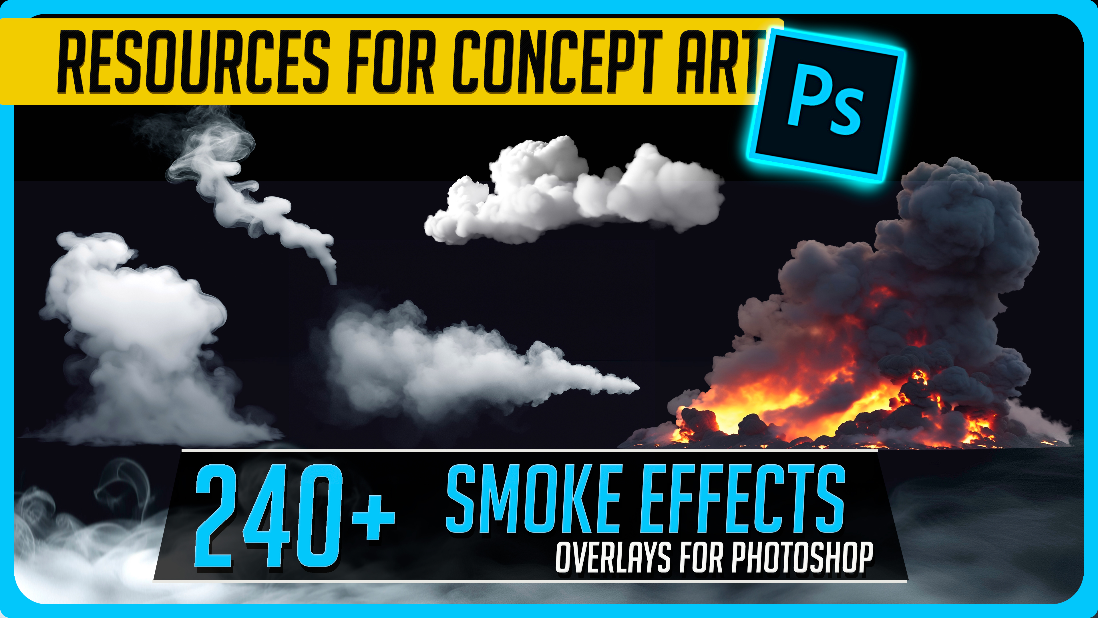240+ Smoke, Fog, Clouds Overlay Effects by Blazgad on DeviantArt