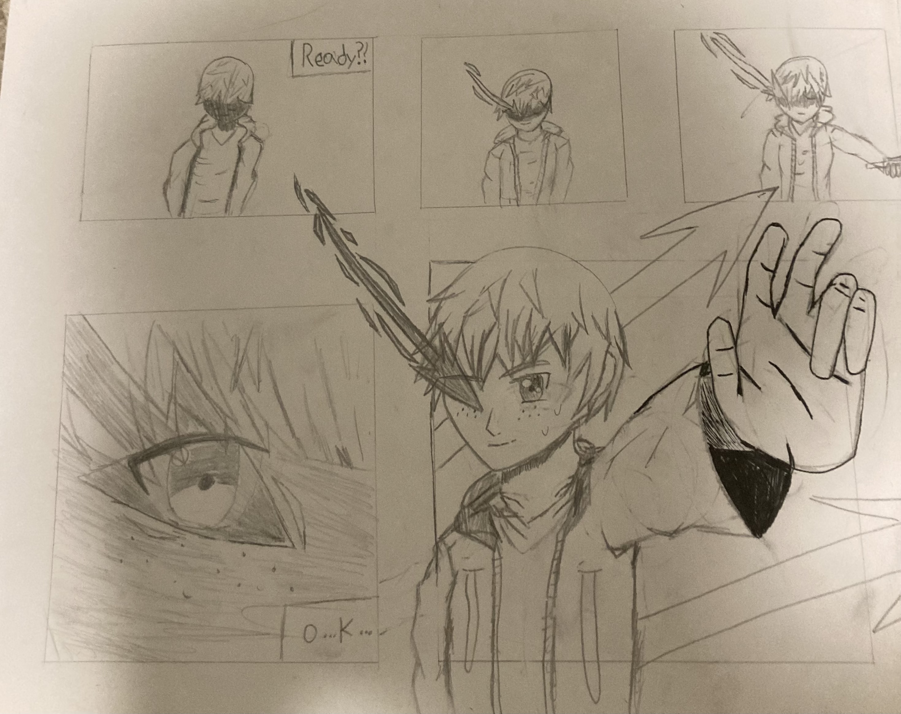 My first comic strip by AwsomeCatz01 on DeviantArt