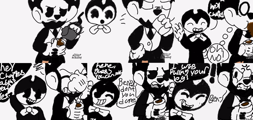 BATIM Short Comic: Break a Leg! by KadiAnnWright on DeviantArt