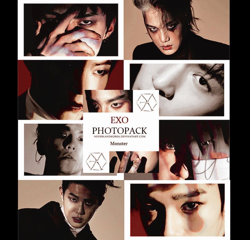 [PHOTOPACK] EXO - Monster Teaser by NeverlandKorea on DeviantArt