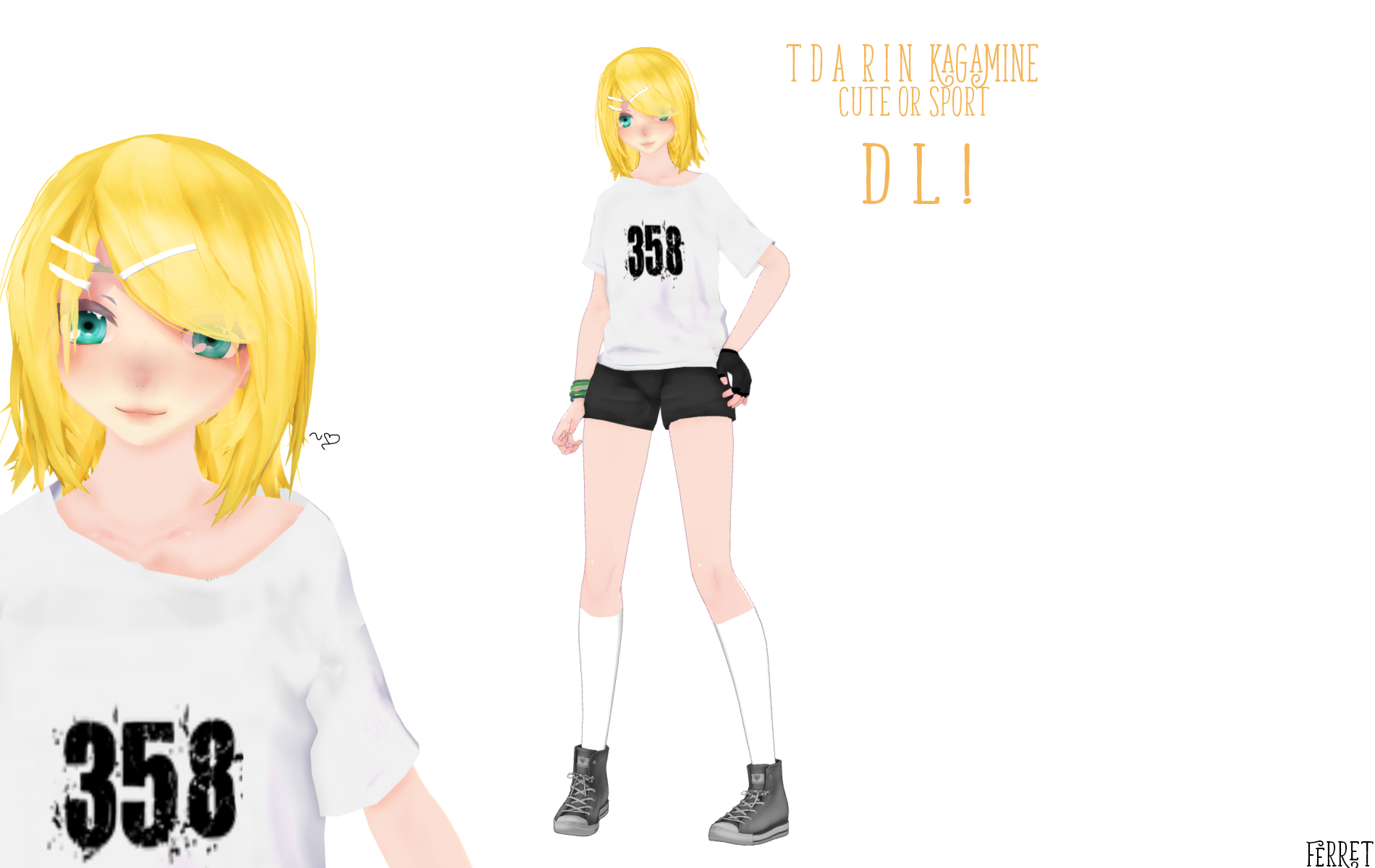 [MMD]TDA Rin Kagamine |Cute or Sport| by LomiVoka on DeviantArt