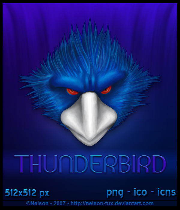 Thunderbird Icon by Nelson-Tux on DeviantArt