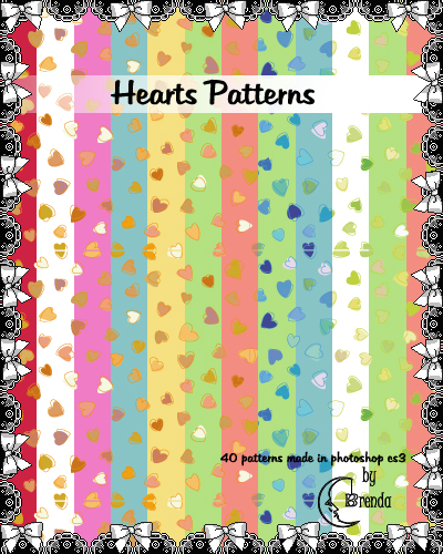 Hearts Patterns Pack II by Coby17 on DeviantArt