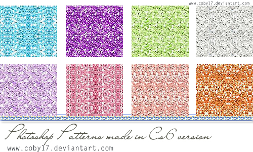 Glitters in colors patterns by Coby17 on DeviantArt