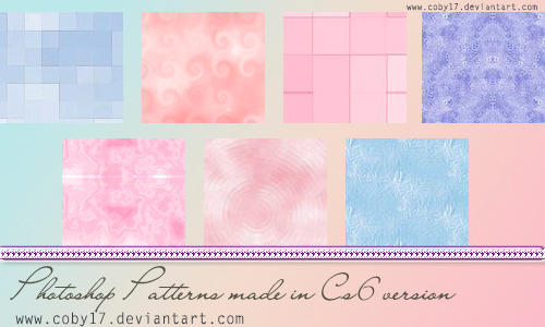 Blue and Pink patterns by Coby17 on DeviantArt