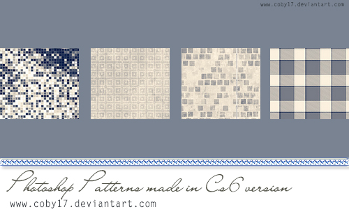 Blue cream tone Photoshop patterns by Coby17 on DeviantArt